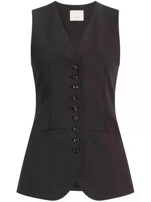Cinq A Sept Button Detailed Vests For Women