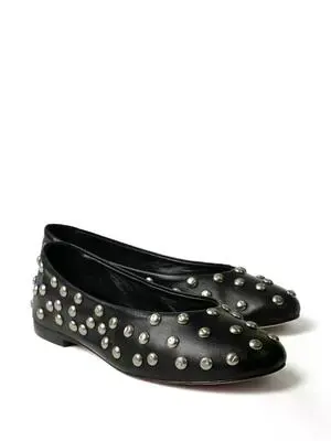 Gimaguas Stud-embellished Ballerina Flats - Black