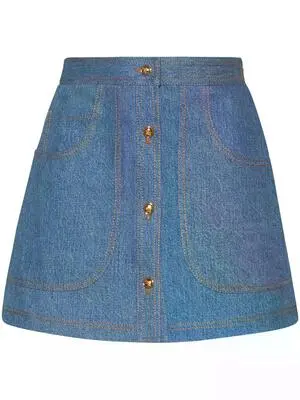 Adam Lippes Bennet Skort - Blue