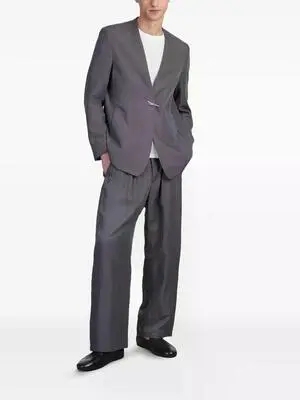 Attachment Linen-blend Blazer