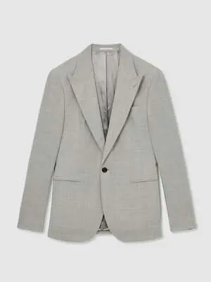 REISS Slice Single-breasted Check Suit Blazer Slim-fit