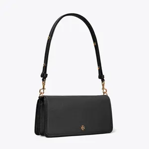 Tory Burch Leather Convertible Crossbody - Black