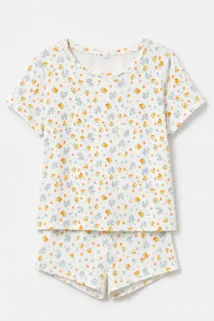 STRIPE & STARE T-shirt & Shortie Pyjama Set