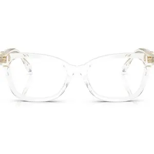 Tory Burch 53mm Phantos Optical Glasses - Clear