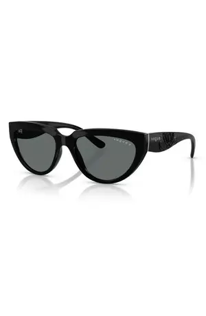 VOGUE 54mm Polarized Cat Eye Sunglasses