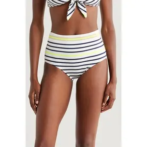 LEMLEM Elsi High Waist Bikini Bottoms - Bahar Cream
