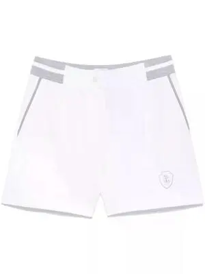 Brunello Cucinelli Logo-patch Track Shorts - White