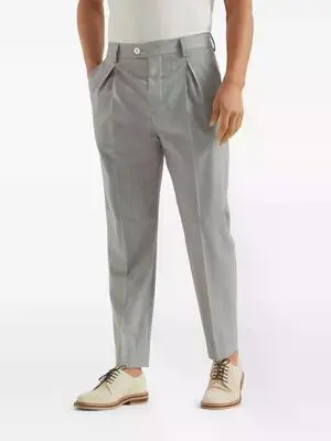 Brunello Cucinelli Wool Trousers - Grey