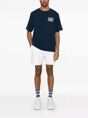Casablanca Striped Towelling Tennis Shorts