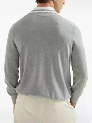 Brunello Cucinelli Cotton Cardigan - Grey