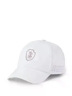 Brunello Cucinelli Logo Cap - White