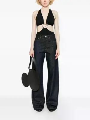 Coperni Cut-out C-logo Bodysuit