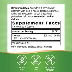 NATURE'S WAY Selenium 100 Capsules
