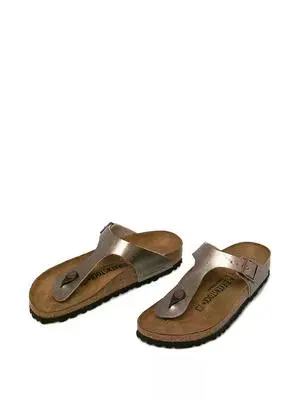 BIRKENSTOCK Gizeh Metallic Thong Sandals