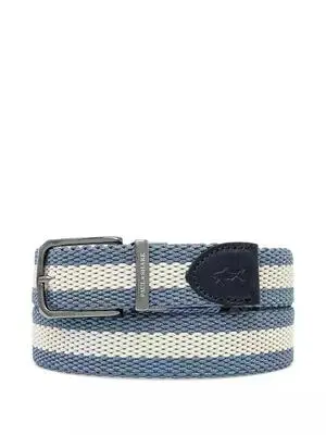 Paul & Shark Striped Belt - Blue