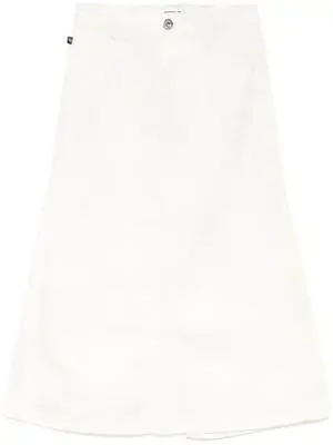 CHOCOOLATE Denim Skirt - White