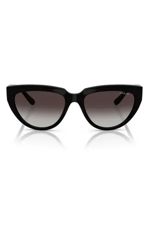 VOGUE 54mm Irregular Sunglasses - Black