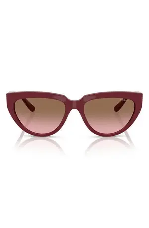 VOGUE 54mm Irregular Sunglasses - Bordeaux