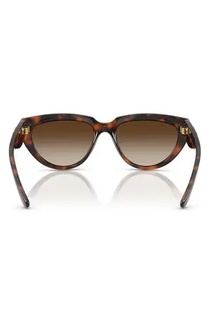 VOGUE 54mm Irregular Sunglasses - Havana