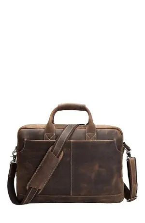 STEEL HORSE LEATHER The Welch Briefcase