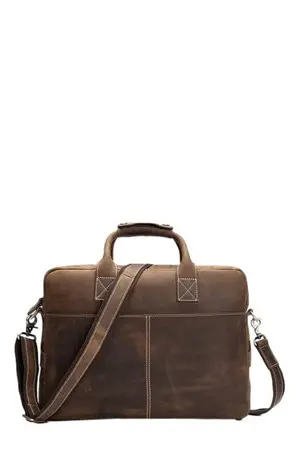 STEEL HORSE LEATHER The Welch Briefcase