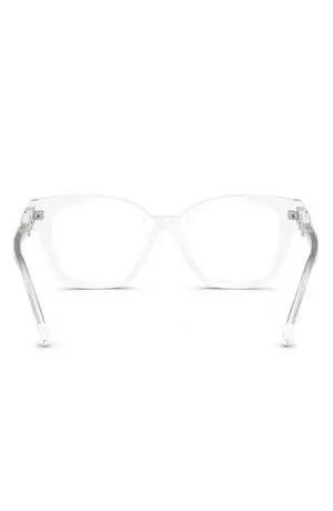SWAROVSKI 50mm Square Eyeglasses - Transparent /demo Lens