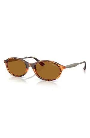 VOGUE 52mm Polarized Oval Sunglasses