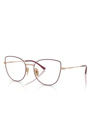 VOGUE 53mm Cat Eye Optical Glasses - Bordeaux