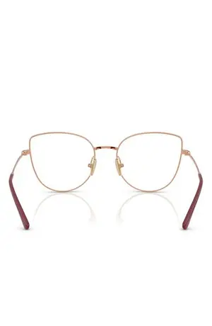 VOGUE 53mm Cat Eye Optical Glasses - Bordeaux