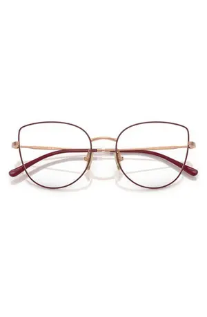 VOGUE 53mm Cat Eye Optical Glasses - Bordeaux