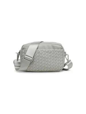 SOL AND SELENE Inspiration Woven Crossbody Bag - Sage