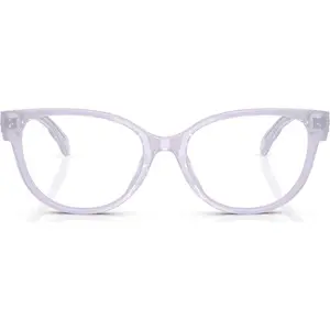 Tory Burch 53mm Phantos Optical Glasses - Milky Purple