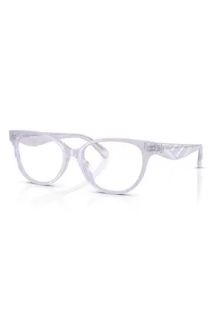 Tory Burch 53mm Phantos Optical Glasses - Milky Purple