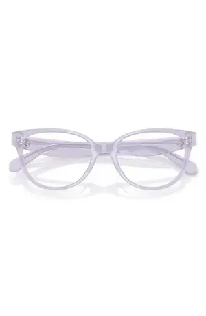 Tory Burch 53mm Phantos Optical Glasses - Milky Purple