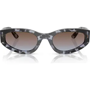 VOGUE 54mm Cat Eye Sunglasses - Blue Tort