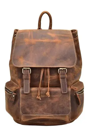 Steel Horse Leather Backpacks