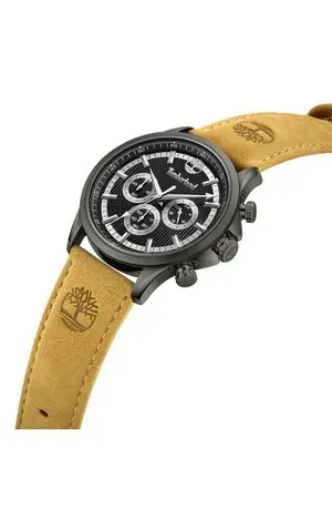 Timberland Multifunction Chronograph Strap Watch - Tan
