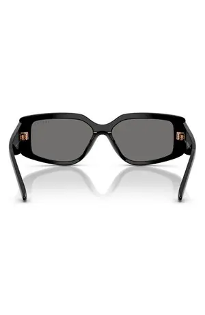 VOGUE 55mm Polarized Rectangular Sunglasses