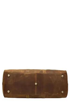 STEEL HORSE LEATHER The Bjarke Weekender Duffle Bag - Brown