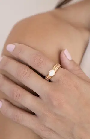 Ettika Opal Flex Ring