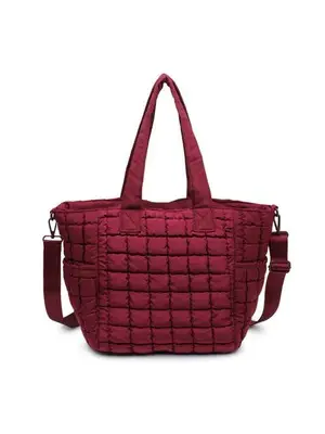 SOL AND SELENE Dreamer Tote Bag - Burgundy