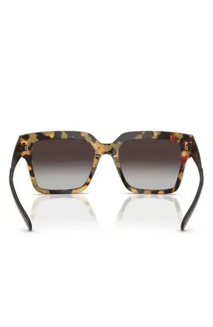 VOGUE 54mm Square Sunglasses - Yellow Tortoise