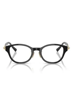 Tiffany & Co. 48mm Round Frame Eyeglasses - Black