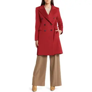 Fleurette Double-breasted Cashmere Coat