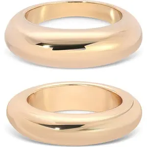 Ettika Modern Dome Ring Set - Gold