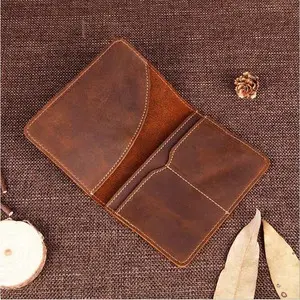 STEEL HORSE LEATHER Priam Handmade Leather Passport Cover