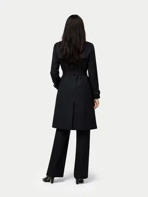 Gobi Cashmere Double Breasted Mongolian Cashmere Trench Coat