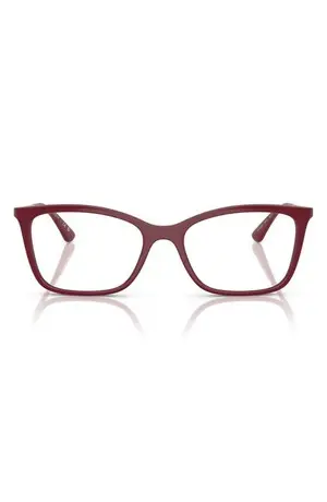 VOGUE 51mm Rectangular Optical Glasses - Cherry