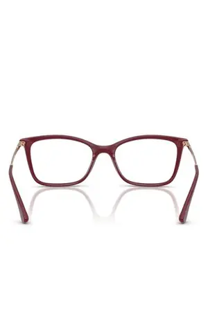 VOGUE 51mm Rectangular Optical Glasses - Cherry