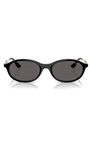 VOGUE VOGUE 52mm Oval Sunglasses Black